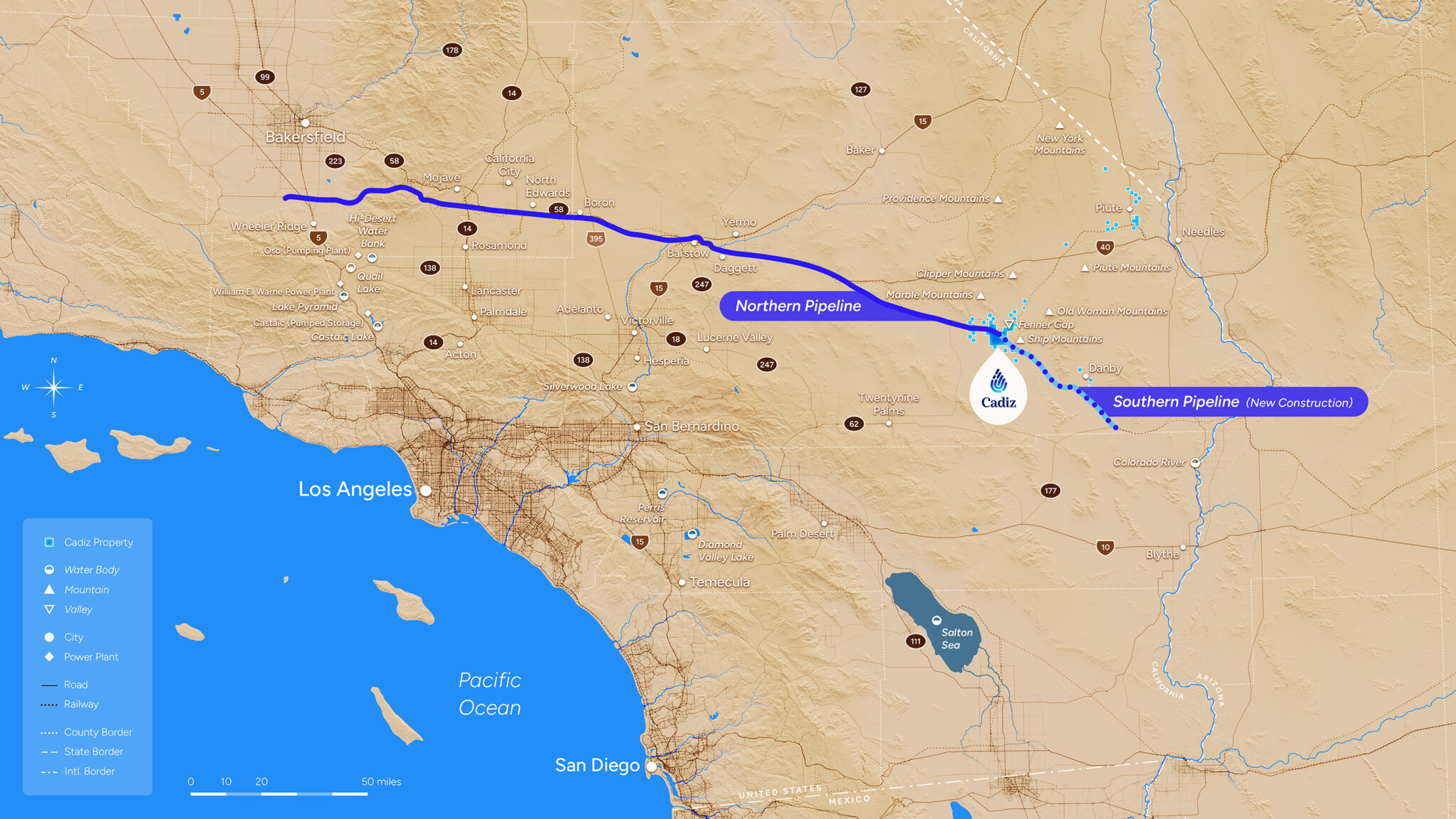 Cadiz Pipeline Maps - Cadiz, Inc.
